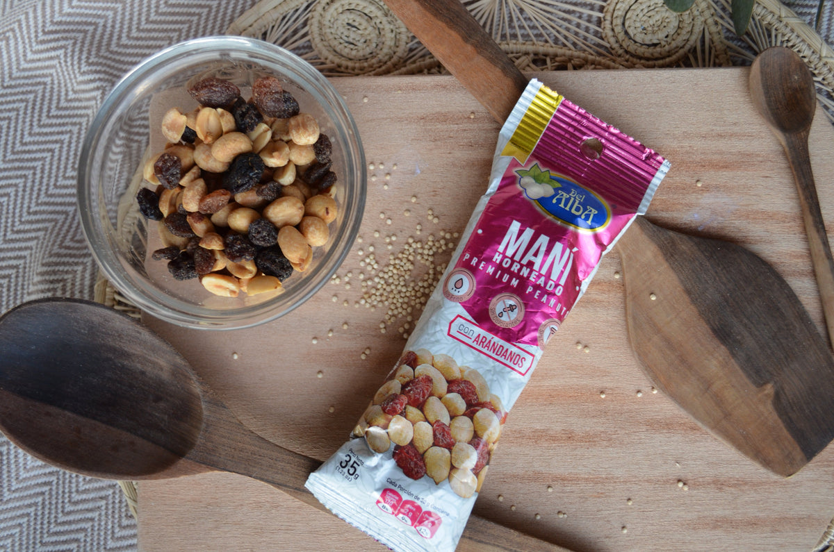 Maní con Arándanos x 35g | Snacks kosher – Del Alba