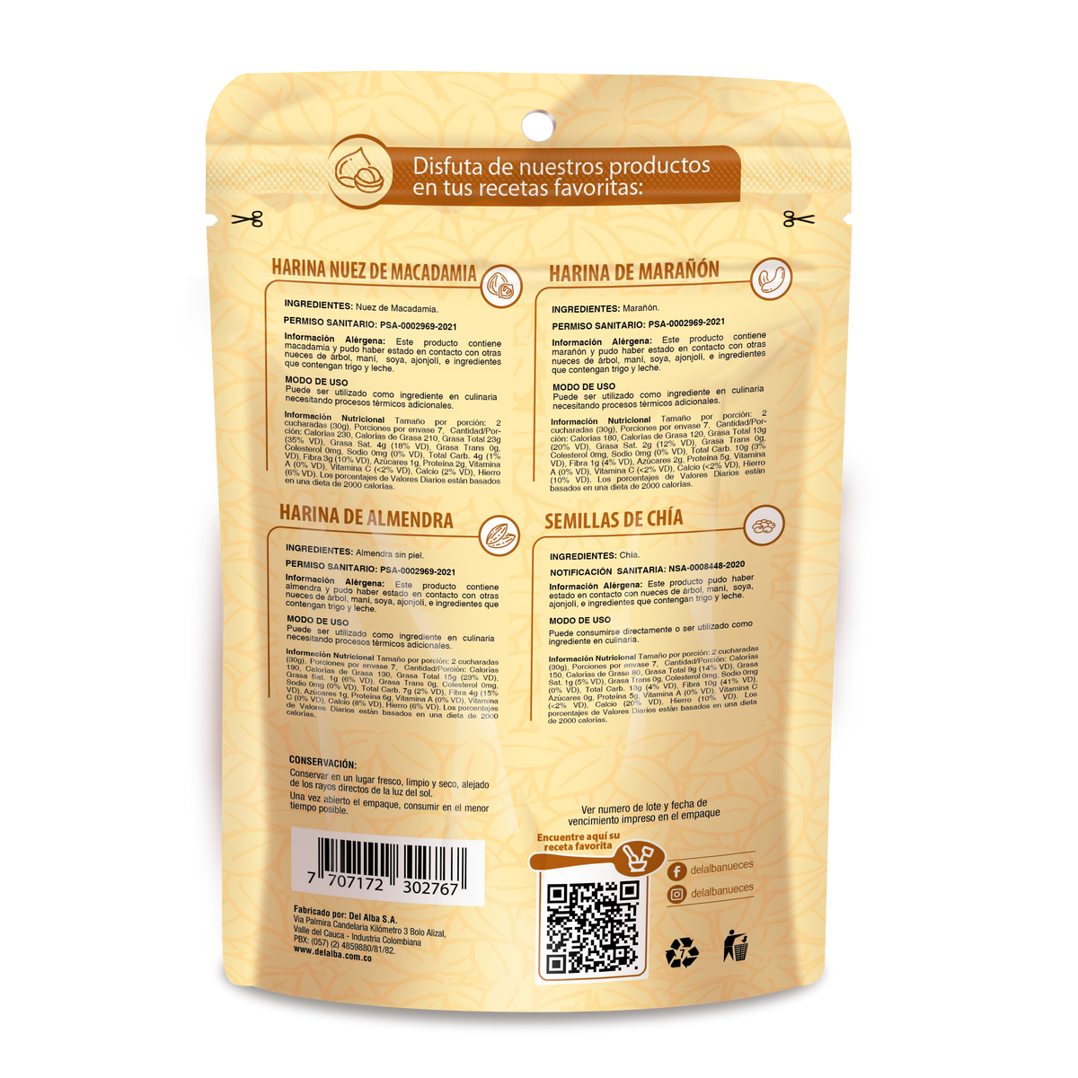 Semillas de Chía X 200gr – Del Alba